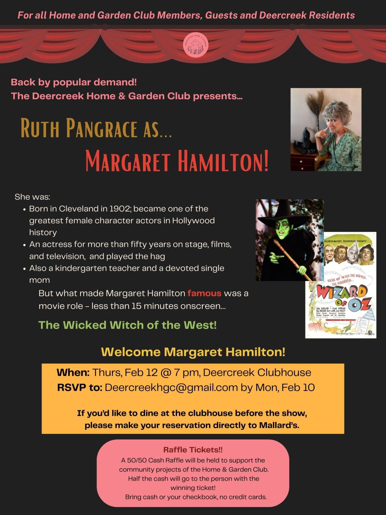 Ruth Pangrace as 'Margaret Hamilton'