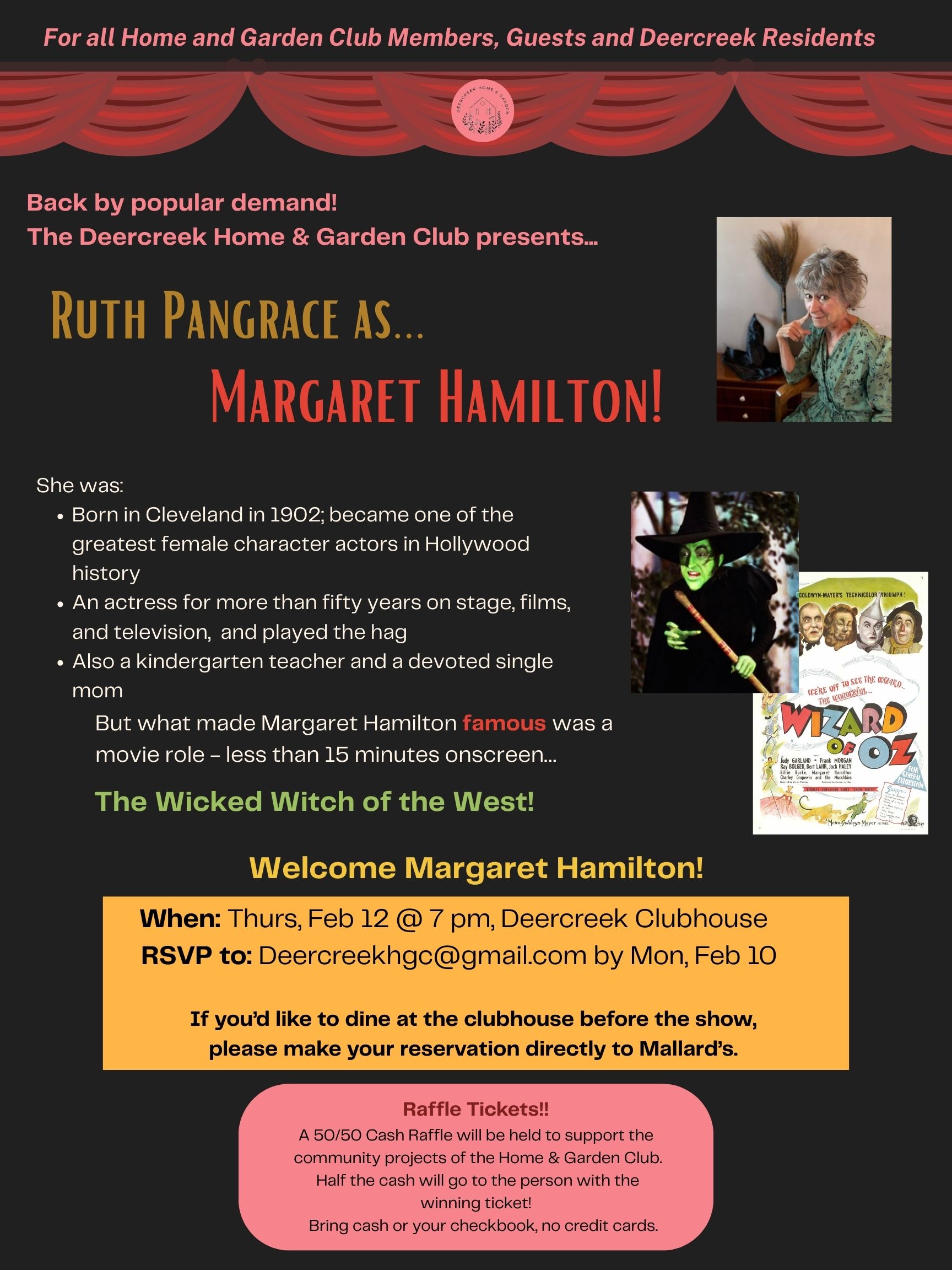 Ruth Pangrace as 'Margaret Hamilton'